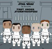 papercraft | Paperized Star Wars First Order Stormtroopers papertoys ...
